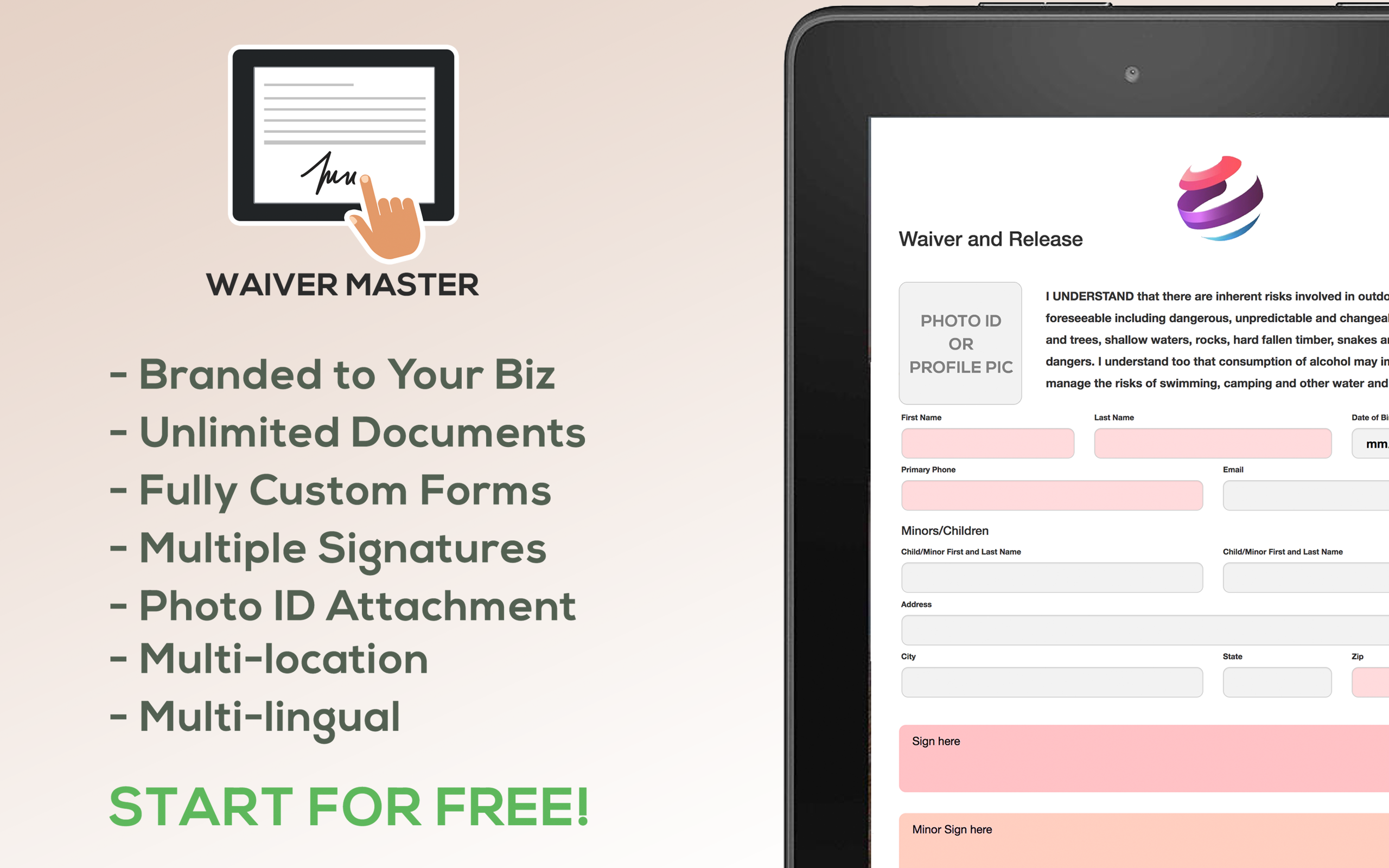 Waiver Master : Paperless Cloud Document Management for online Waivers ...