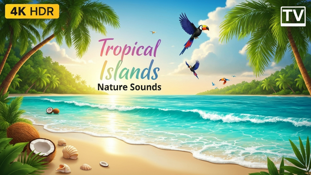 Tropical Islands (Full HD) – Rainforest Birds | Relaxation Ambient ...