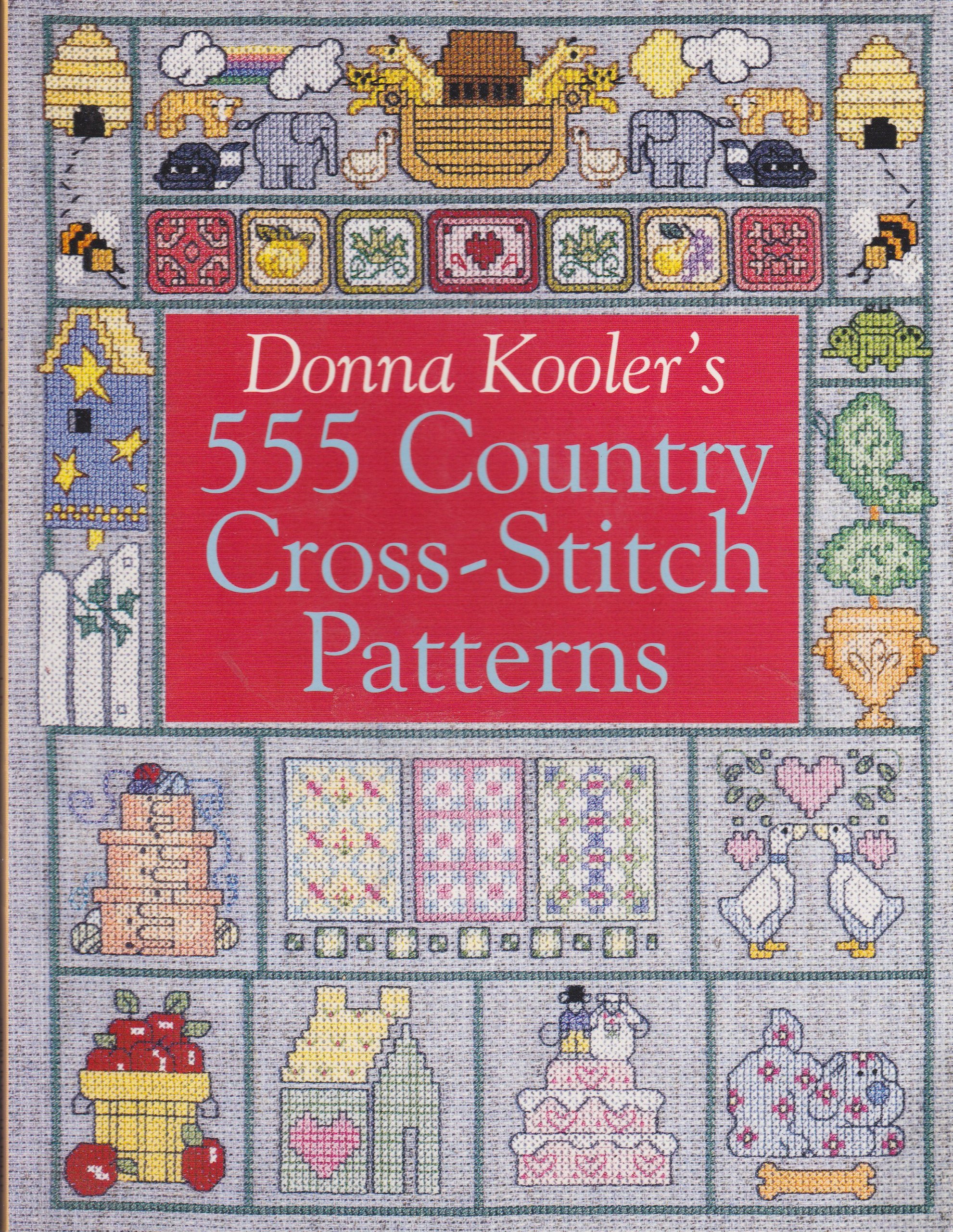 Donna Kooler's 555 Country Cross-Stitch Patterns: Kooler, Donna ...