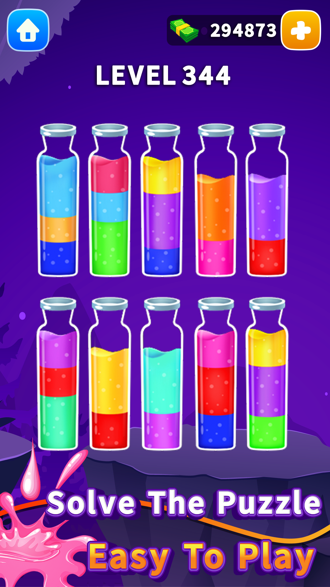 Water Sort Color Puzzle Game,Color Sort Game: Match 3 Games, Water ...