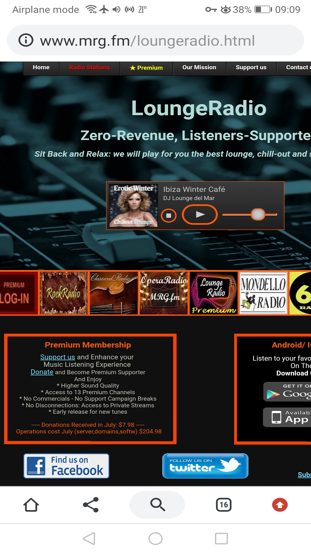 MRG.fm Radio App - Free Music Radio Stations by The Mondello Radio ...