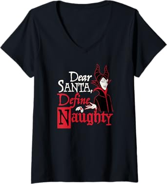 Amazon.com: Womens Disney Villains Holiday Maleficent Dear Santa Define ...
