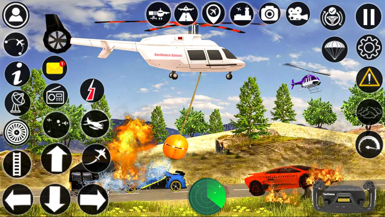 Helicopter Flight Pilot 2024 Rescue People- Helicopter Escape Rescue ...