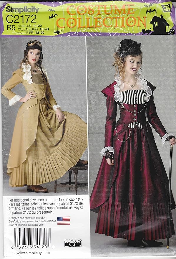 Amazon.com: Simplicity Sewing Pattern C2172 2172 Misses Sizes 14-22 ...