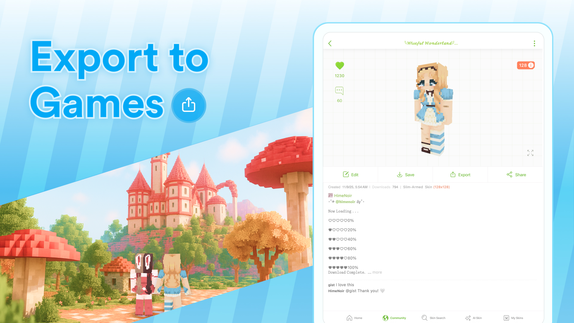 Skinseed - Skin Creator & Skins Editor for Minecraft - App on Amazon ...