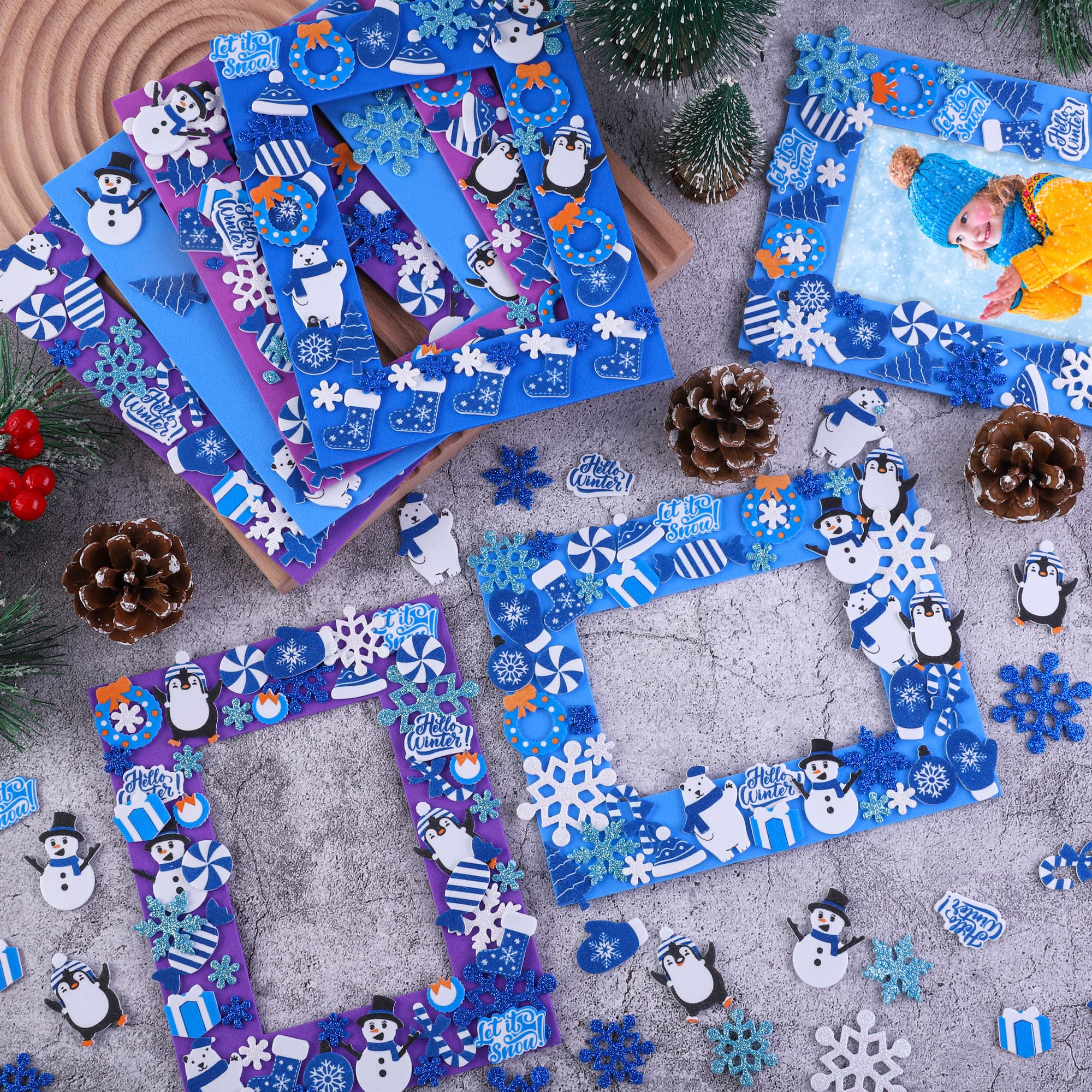 Snapklik.com : Fovths 12 Pieces Christmas Frozen Party Foam Picture ...