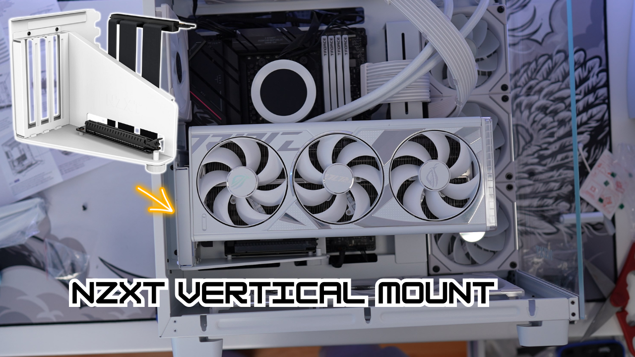 Watch White NZXT Vertical GPU Mount on Amazon Live