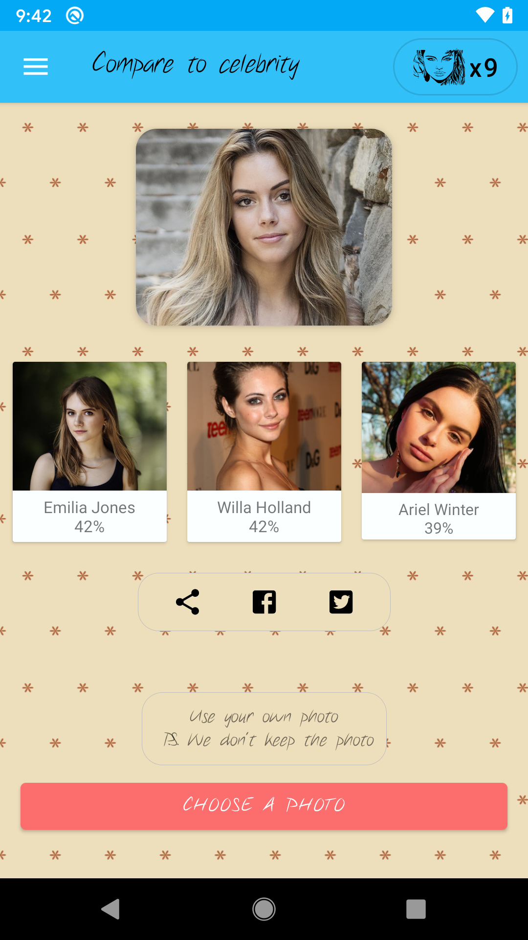 Face scanner: what celebrity do you look like? - App on Amazon Appstore