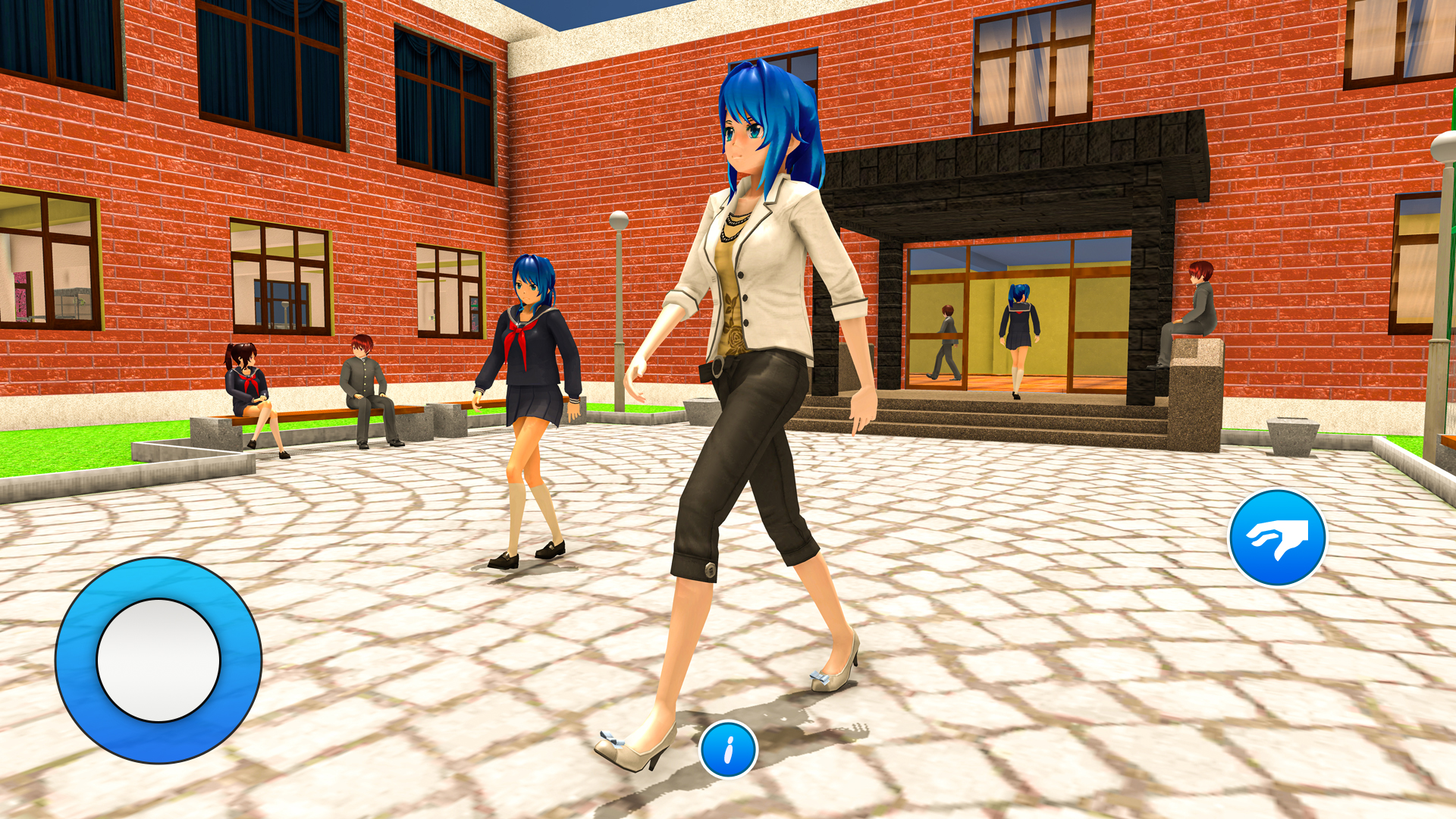 High School Anime Teacher Simulator Game - Fun Anime School Girl ...