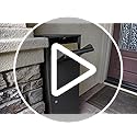 Amazon.com: Winbest Large Steel Freestanding Floor Parcel Lockable Drop ...