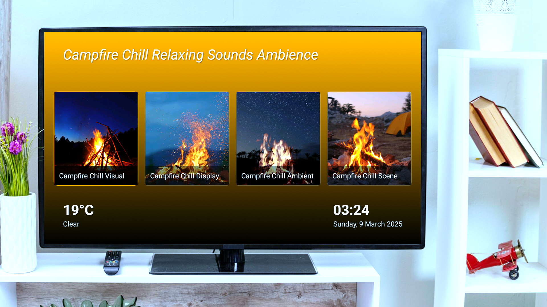 Campfire Chill Relaxing Sounds Screensaver For Fire Tablets And Fire TV - App on Amazon Appstore