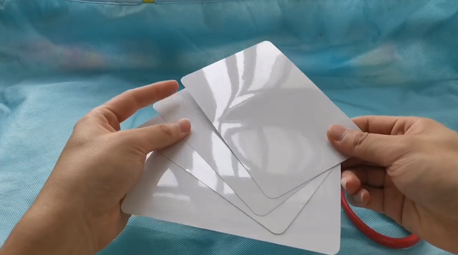 Watch Clear Self-Adhesive Laminating Plastic Paper, 4x6 Inches on ...