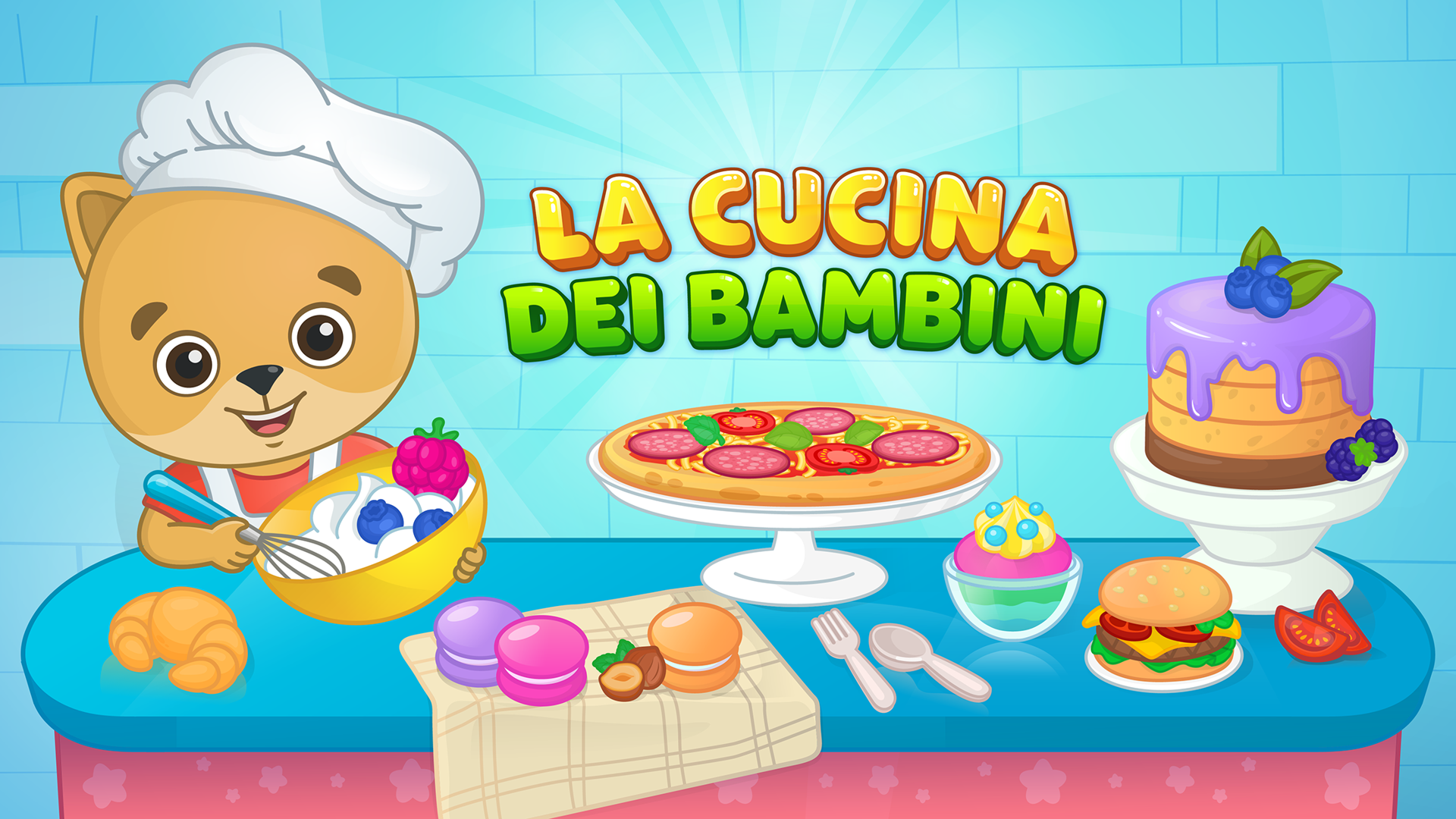 Giochi di cucina e cottura per bambini piccoli 2-5 anos - gioco di ...