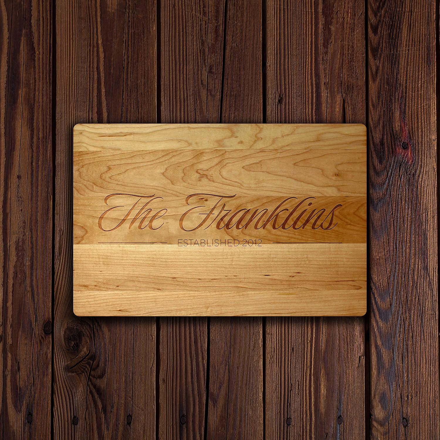 Personalized Laser Engraved Wood Cutting Board – Handmade in the USA ...