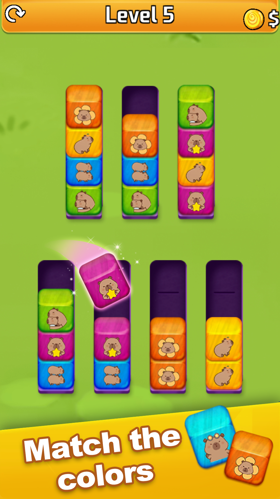 MagicWoody Sort Jam – Cute Block Sorting Puzzle - App on Amazon Appstore