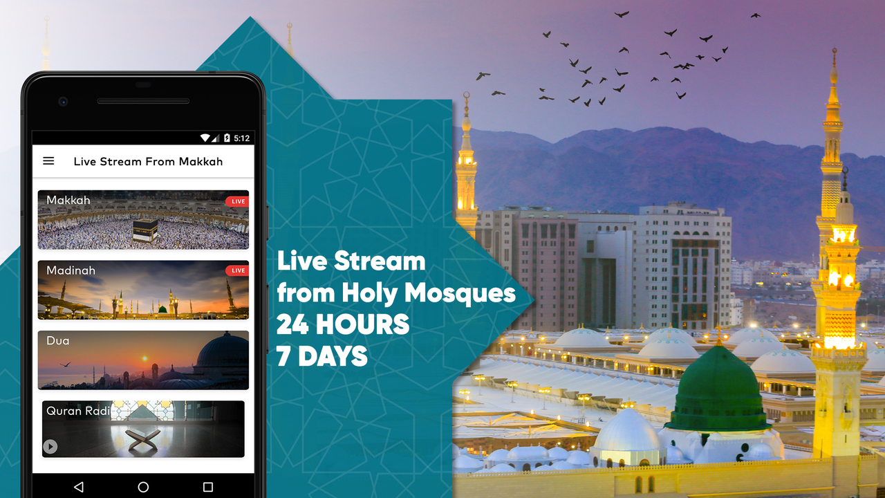 Live Stream from Makkah and Madinah, 24 / 7 online - App on Amazon Appstore
