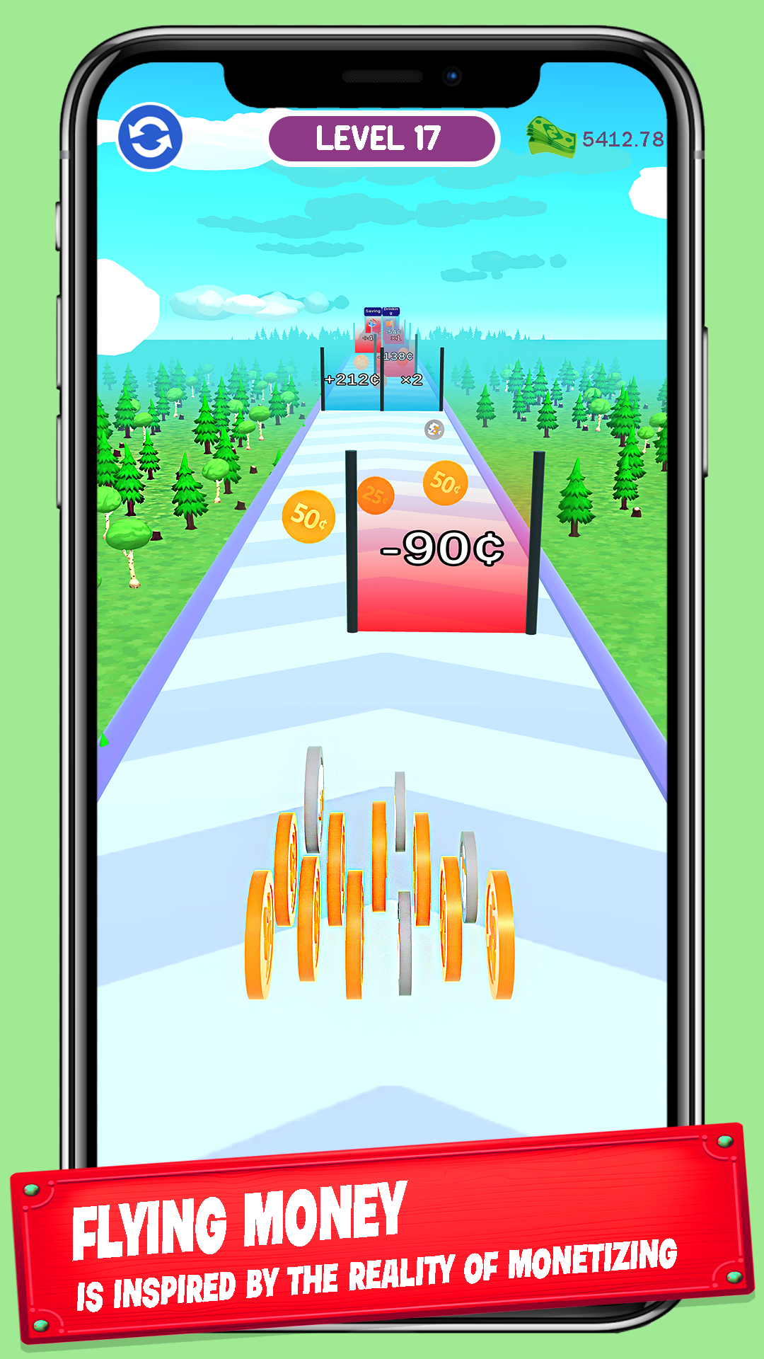 Coins Multiplier Money Rich Runner Race! True Wealth Multiplier and Money Empire Tycoon Race ...