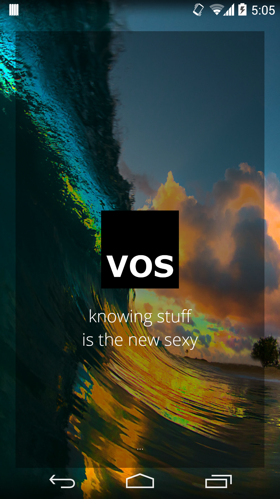 VOS News - Knowing Stuff Is The New Sexy - App on Amazon Appstore