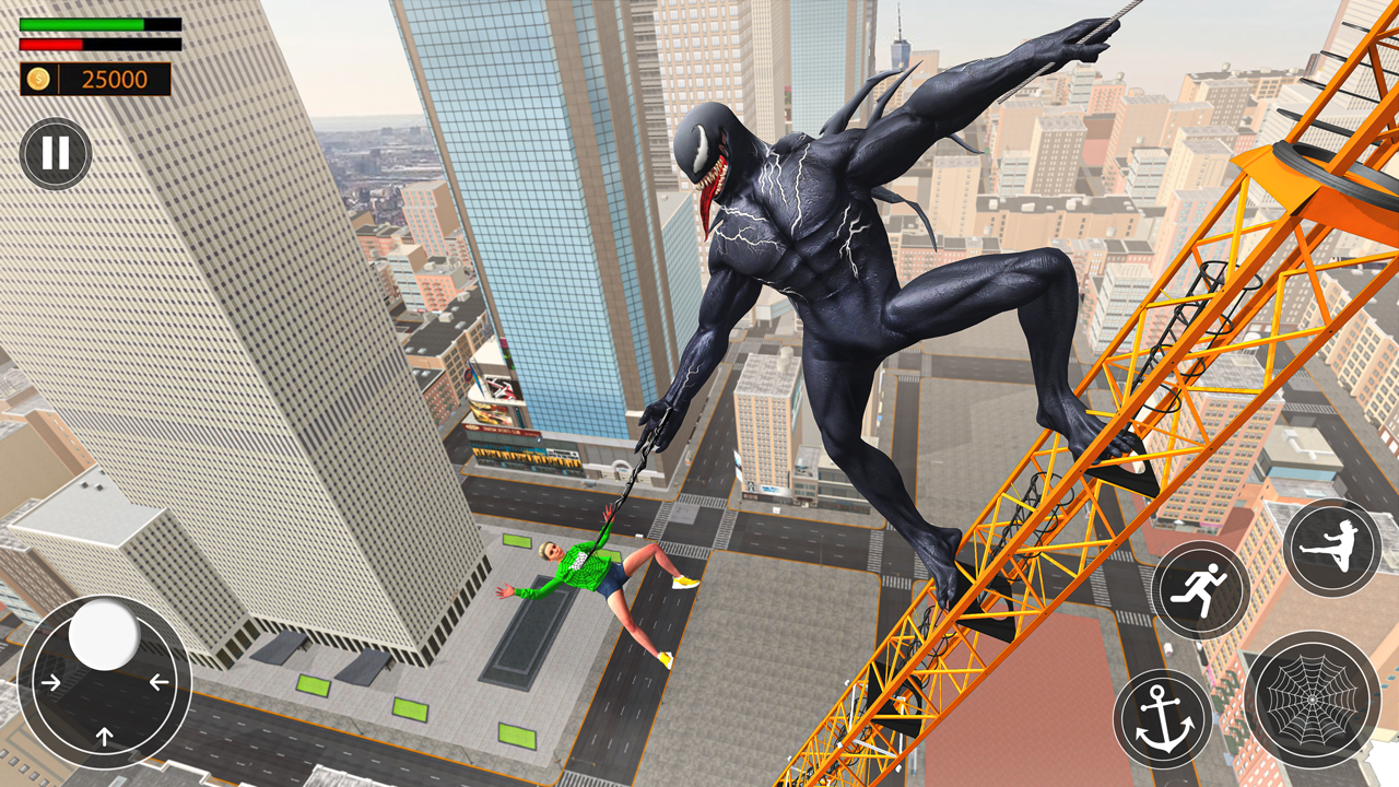 Black Spider Superhero | Black Spider Rope Super Hero | Black Spider ...