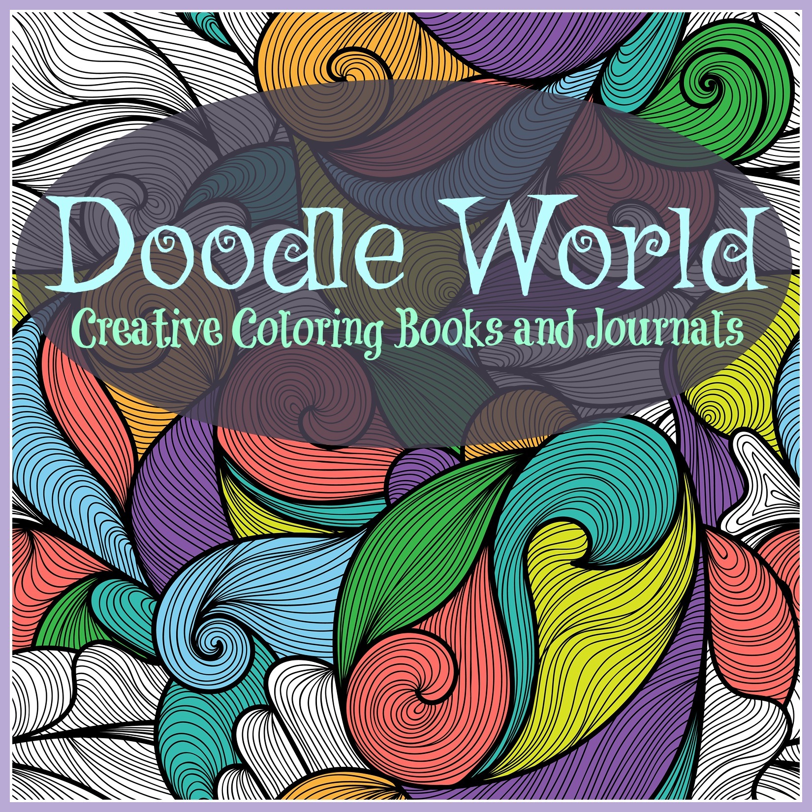 Amazon.com: Doodle World Creative Coloring Books and Journals: books ...