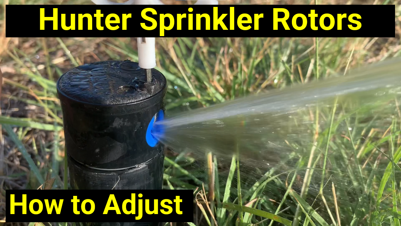 Watch Hunter Sprinkler Rotors - How to Adjust Yourself on Amazon Live