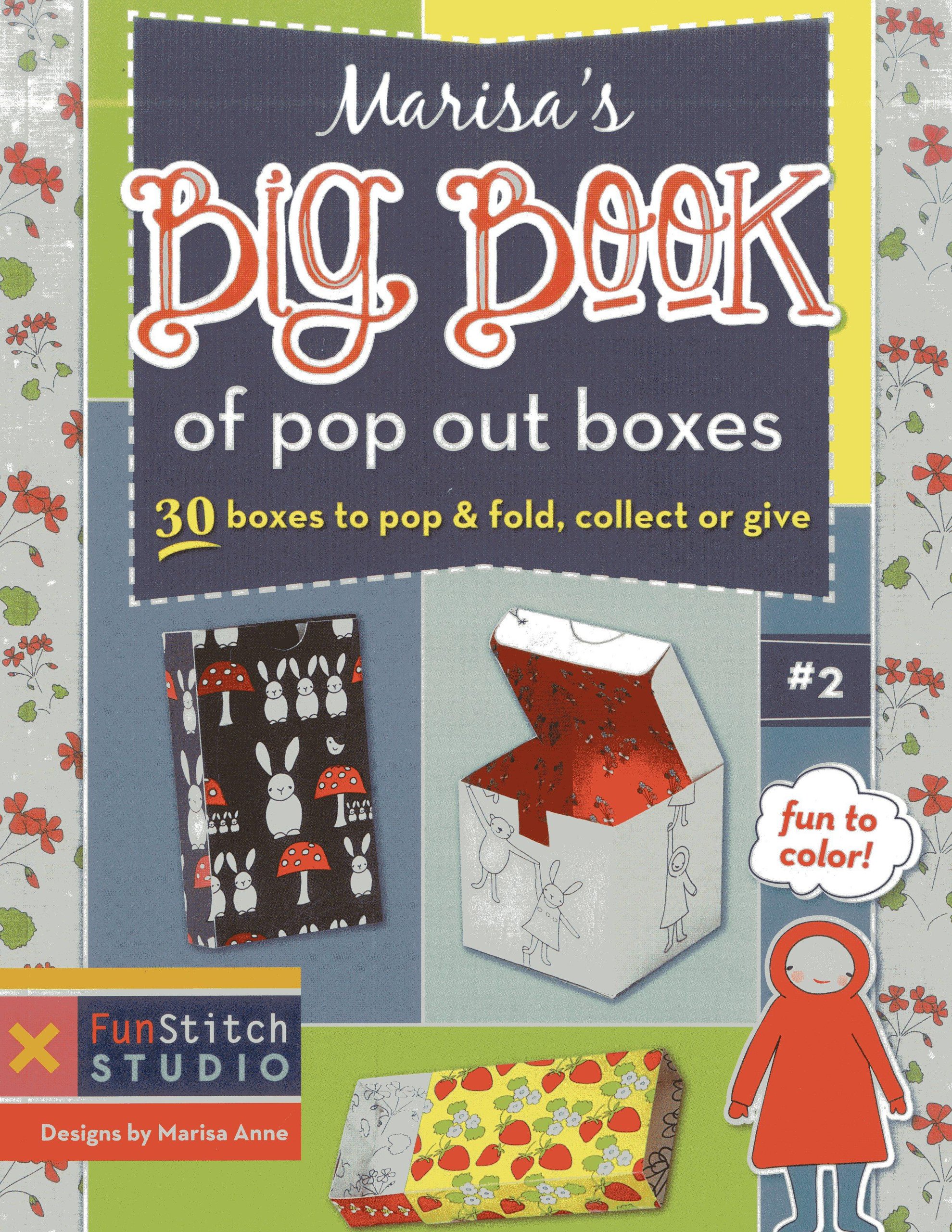 Amazon | Marisa's Big Book of Pop Out Boxes: 30 Boxes to Pop & Fold ...