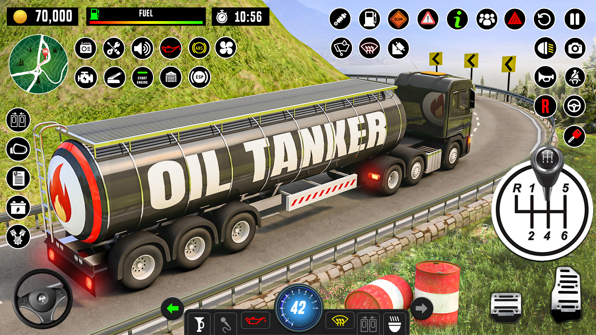 USA Truck Driving Games Simulator : Oil Tanker Truck Parking - App on ...