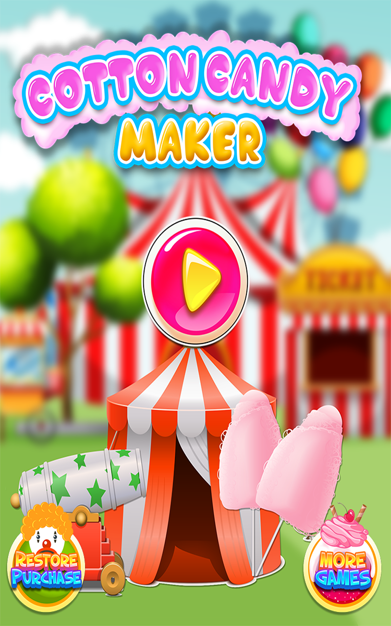Cotton Candy Maker - Kids Dessert & Food Maker Games FREE - App on ...