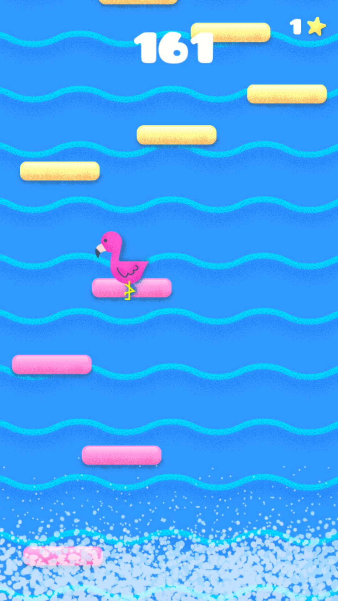 Jumping Flamingo: Catch the Stars - popular super simple fun games for ...