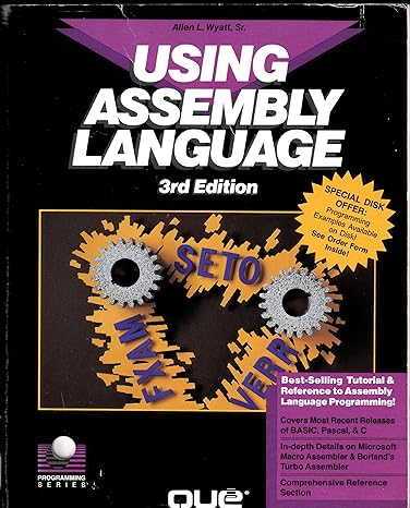 Using Assembly Language (Programming Series): Wyatt, Allen L ...