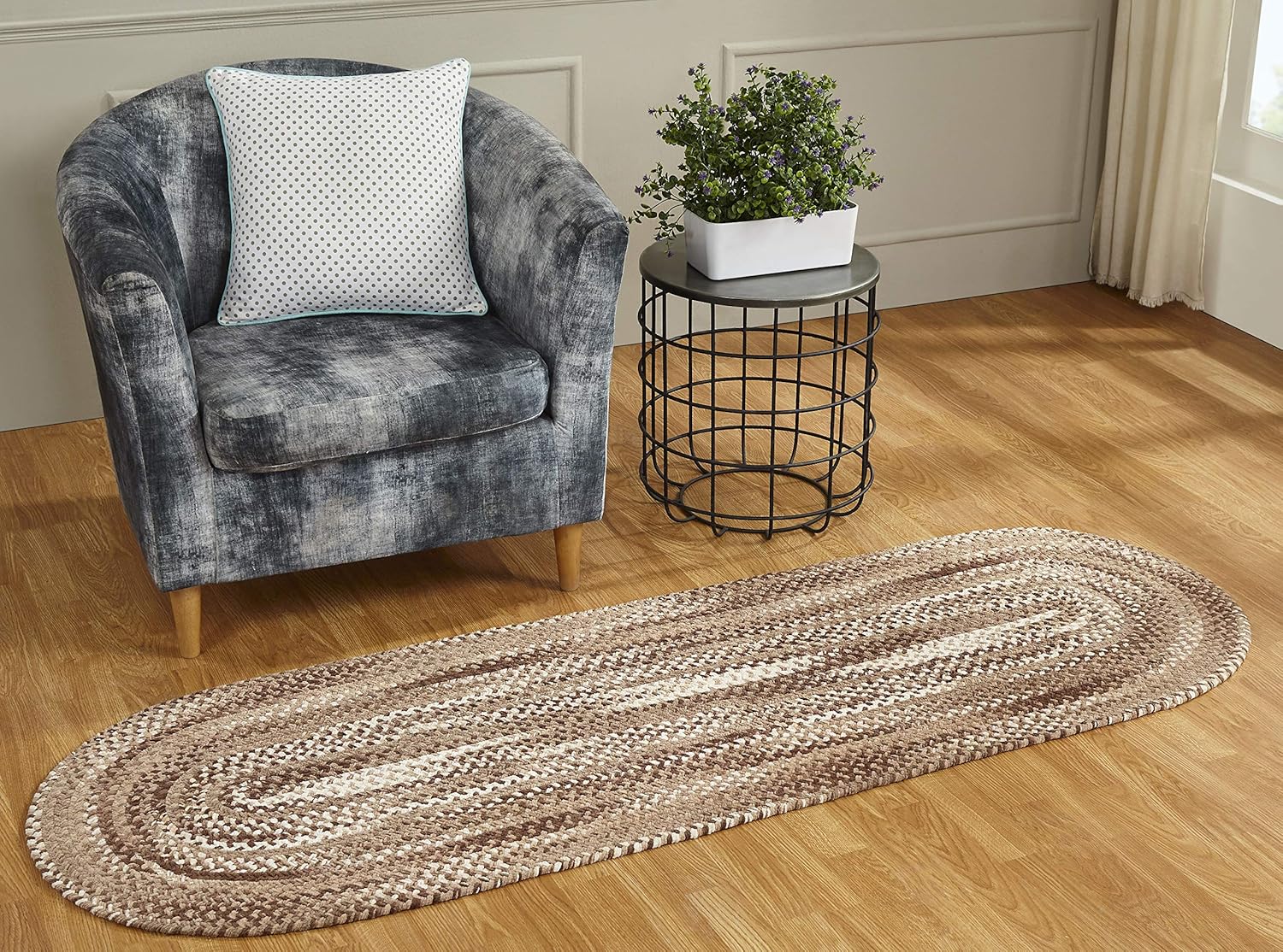 Amazon.com: Better Trends Ombre Area Rug, 24" x 72" Runner, Reversible ...
