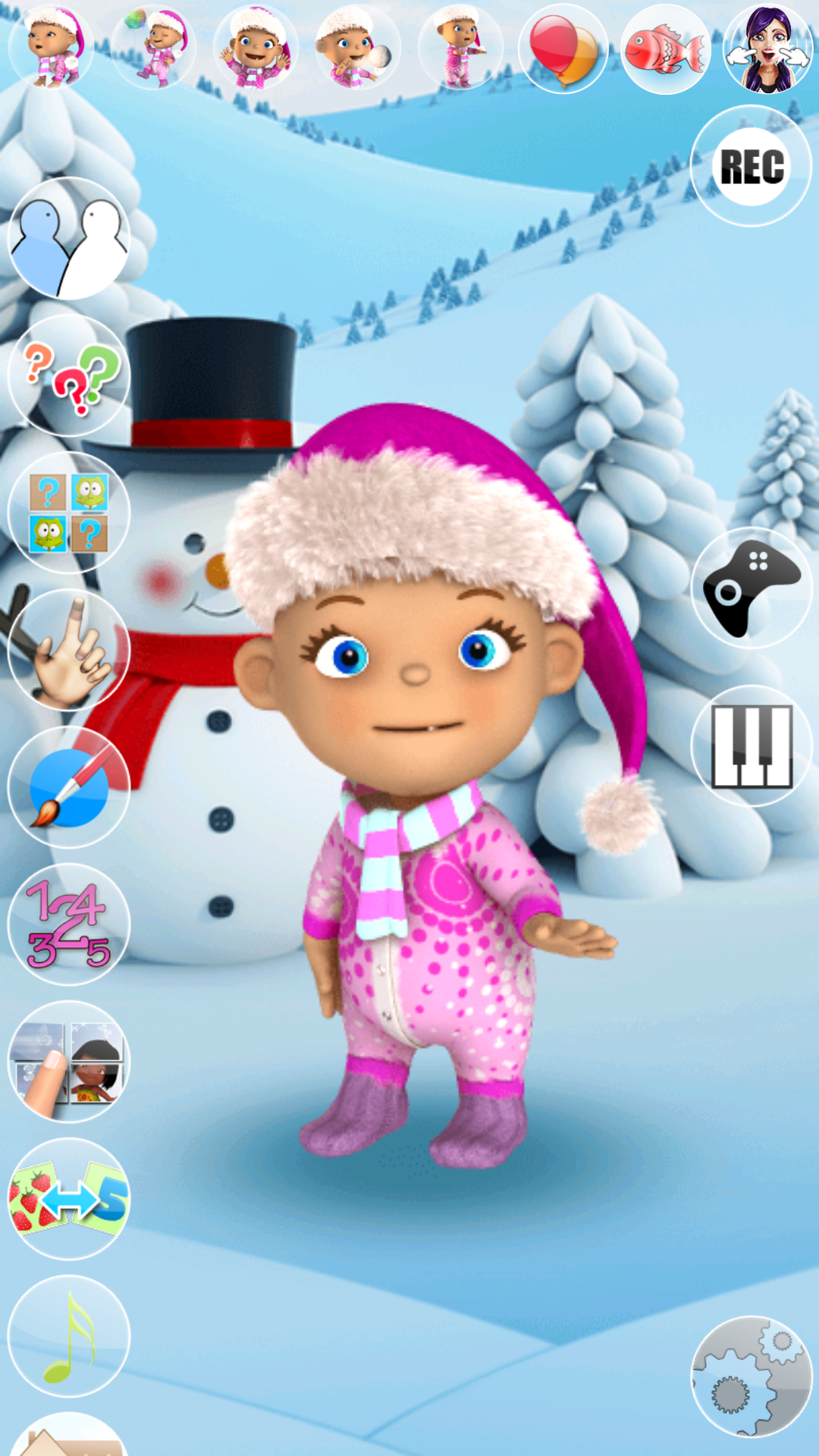 Talking Baby Babsy Winter Fun (Free) - App on Amazon Appstore