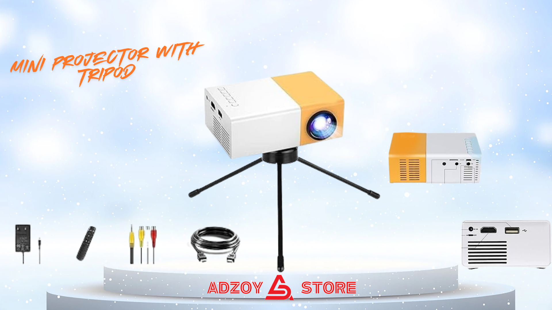 Watch Unboxing and Tutorial of Mini Projector with Tripod Uses on ...