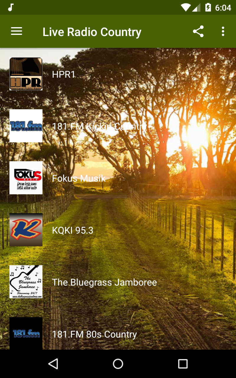 Live Radio Country - App on Amazon Appstore