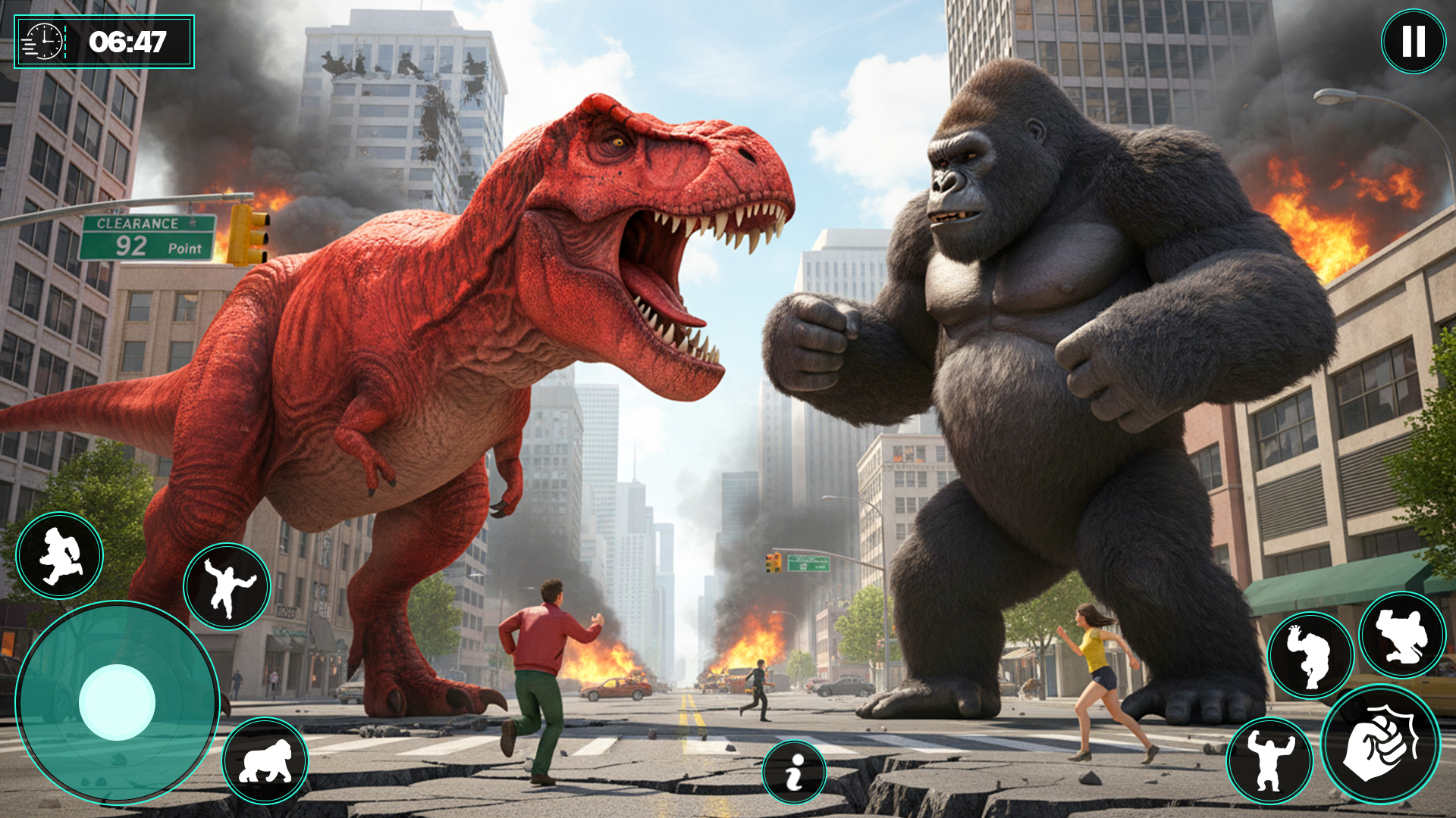 Mad Gorilla City Smash & Destruction Simulator Fighting Games Offline ...