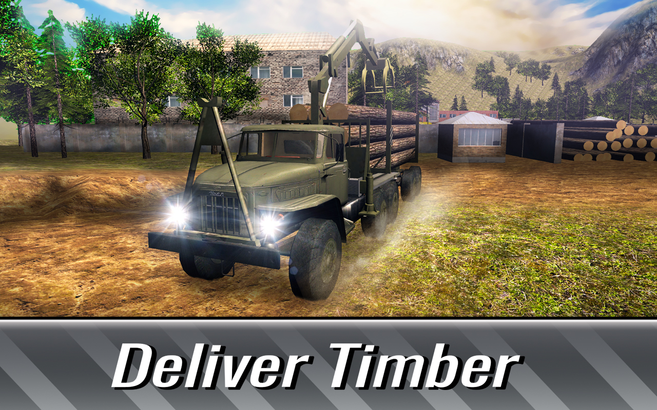 Forestry Machines Sim: Timber Harvester and Logging Truck - gather ...