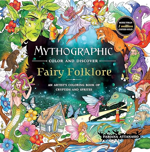 Amazon.com: Mythographic Color and Discover: Fairy Folklore: An Artist’s Coloring Book of ...