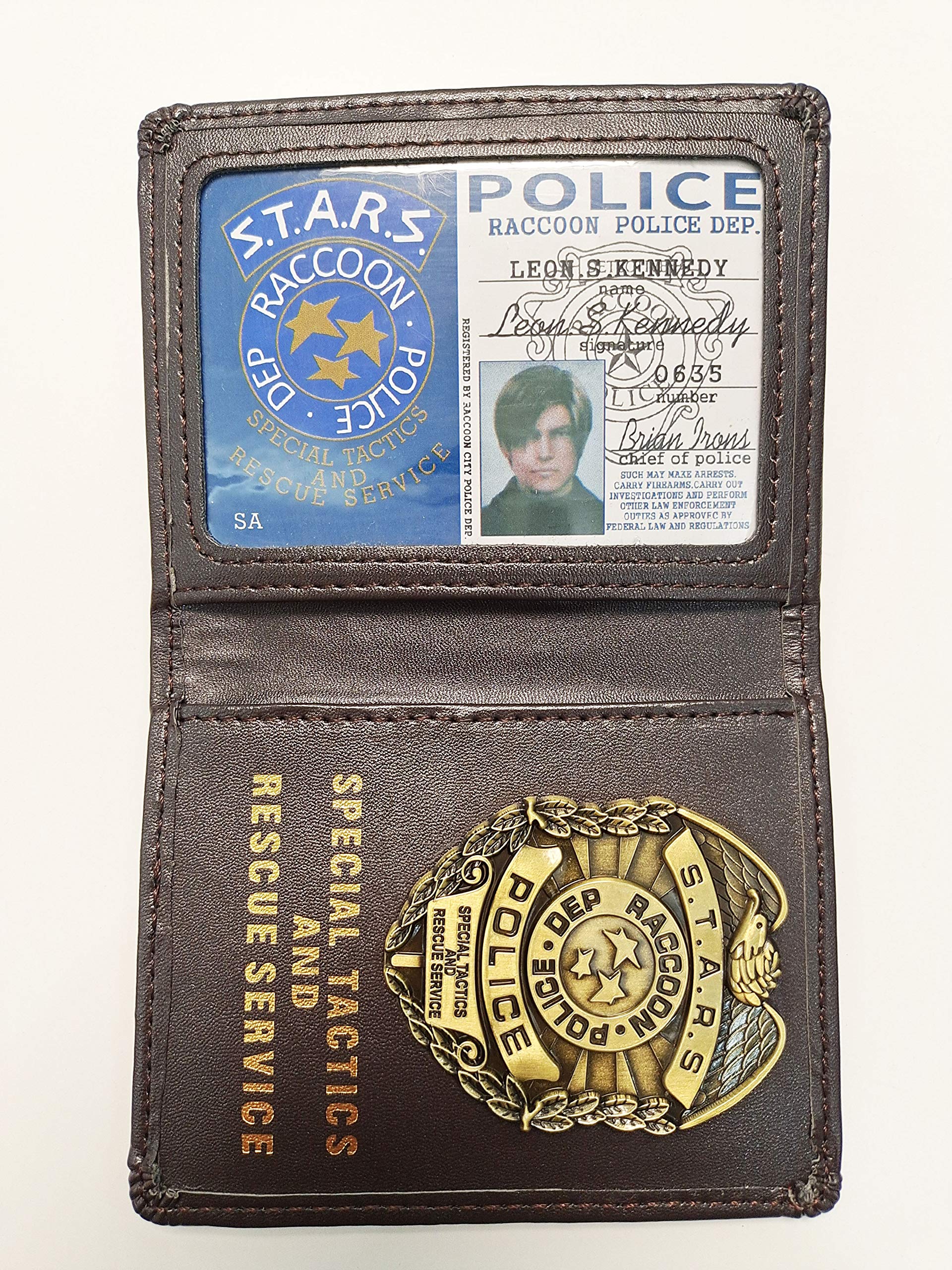 Buy Resident Evil Biohazard S.T.A.R.S RPD Wallet Leon S. Kennedy ID ...