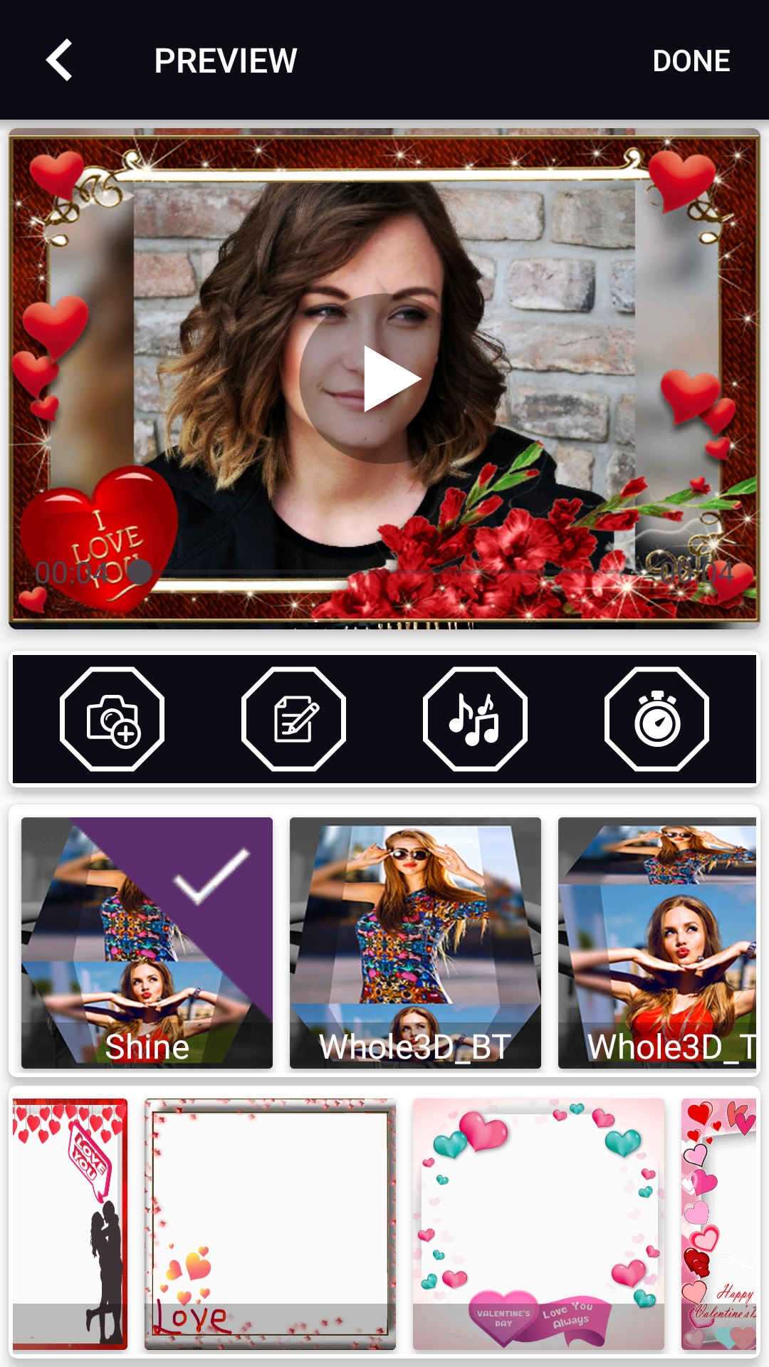 Valentine Day Status Video Maker - Love Video Maker - App on Amazon ...