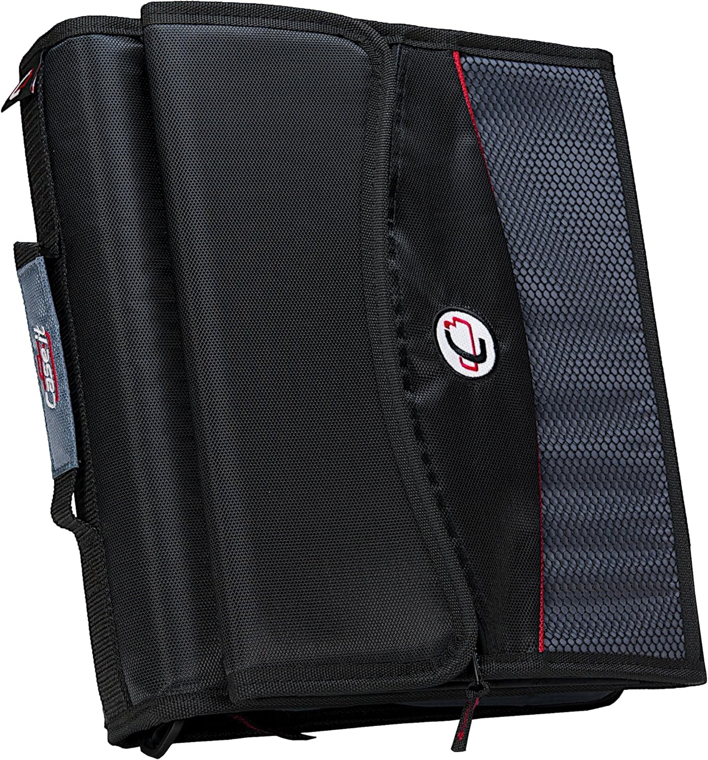 Amazon.com : Case-it 2-Inch O-Ring Zipper Binder with Removable Tab ...