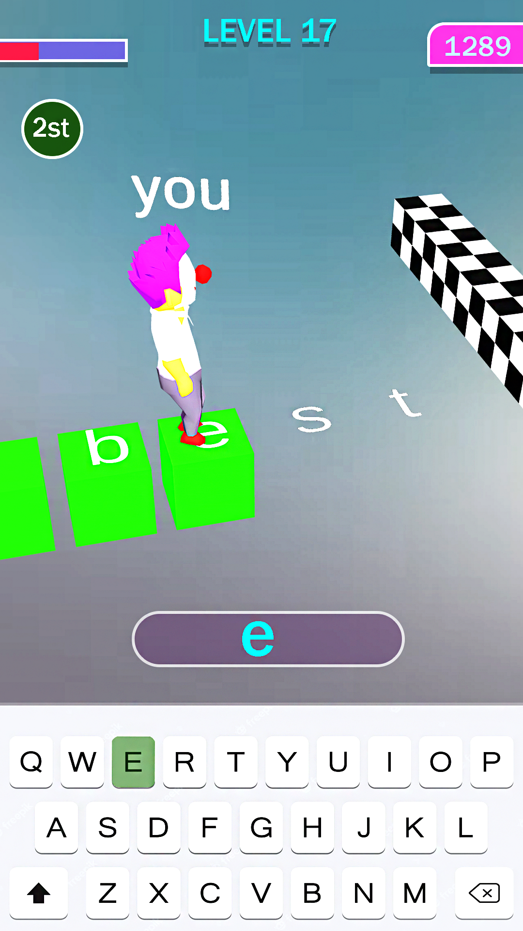Type Correct Alphabets and Words Faster and Sprint to Win the Typing ...