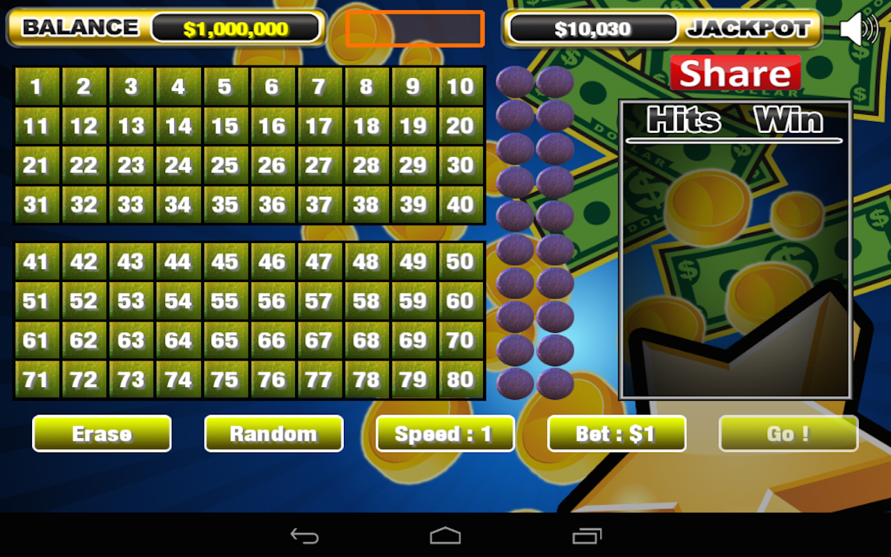 Keno Wild Lucky Stars Bonanza Free Keno Game for Kindle Fire HD 2015 ...