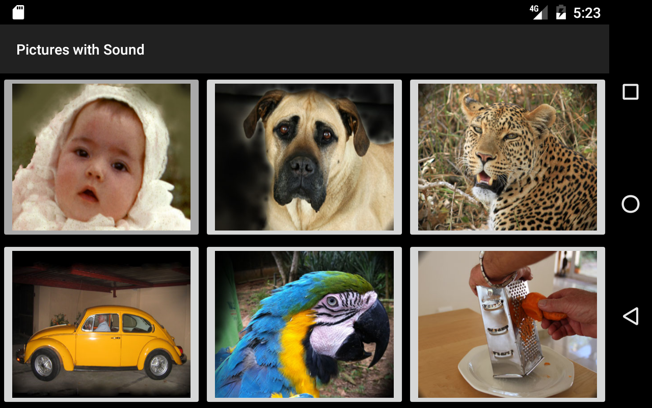 Pictures with Sound - App on Amazon Appstore