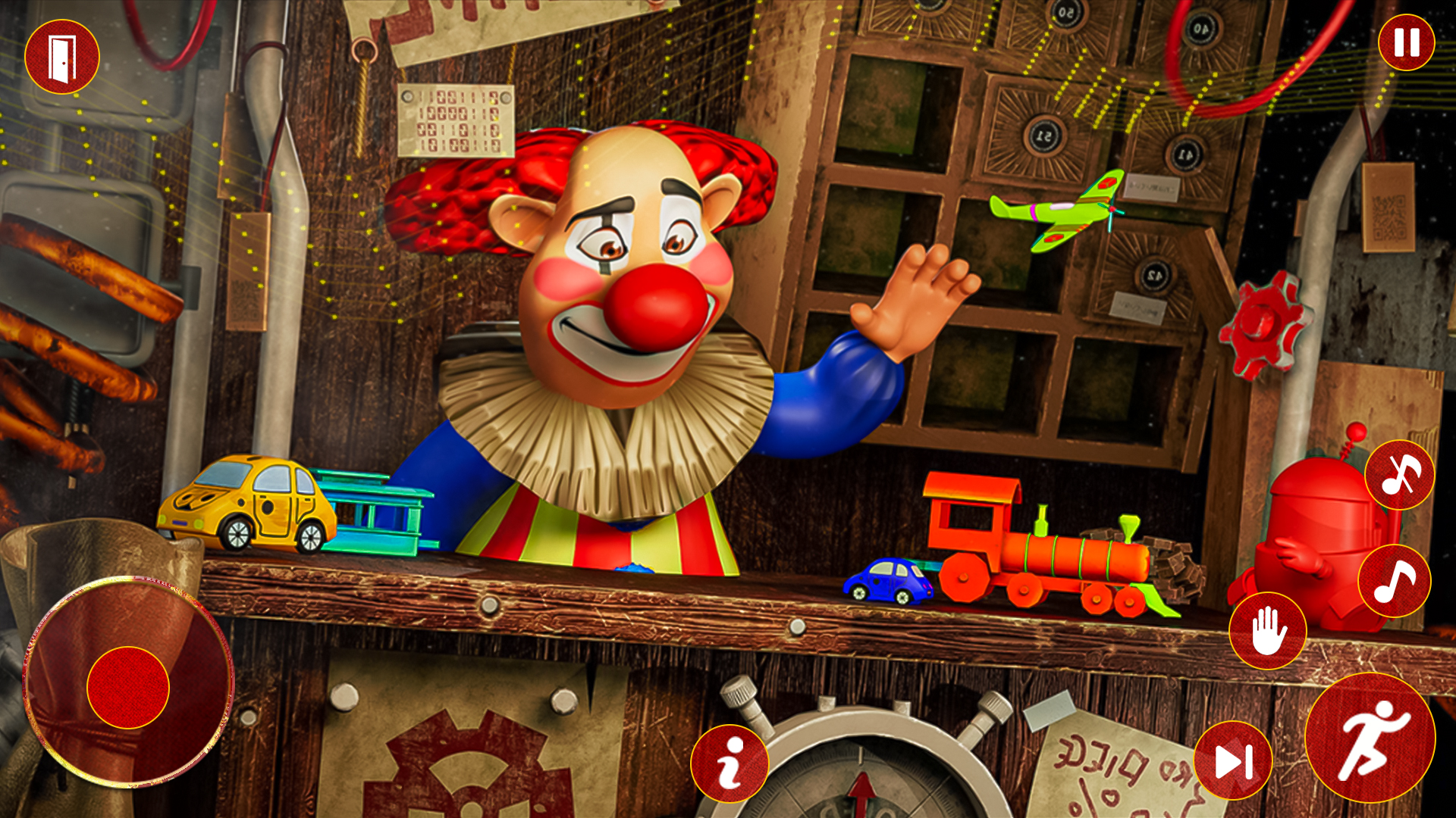 Horror Day In Scary Toy Factory Hide Seek Puzzle Game - Spooky Clown ...
