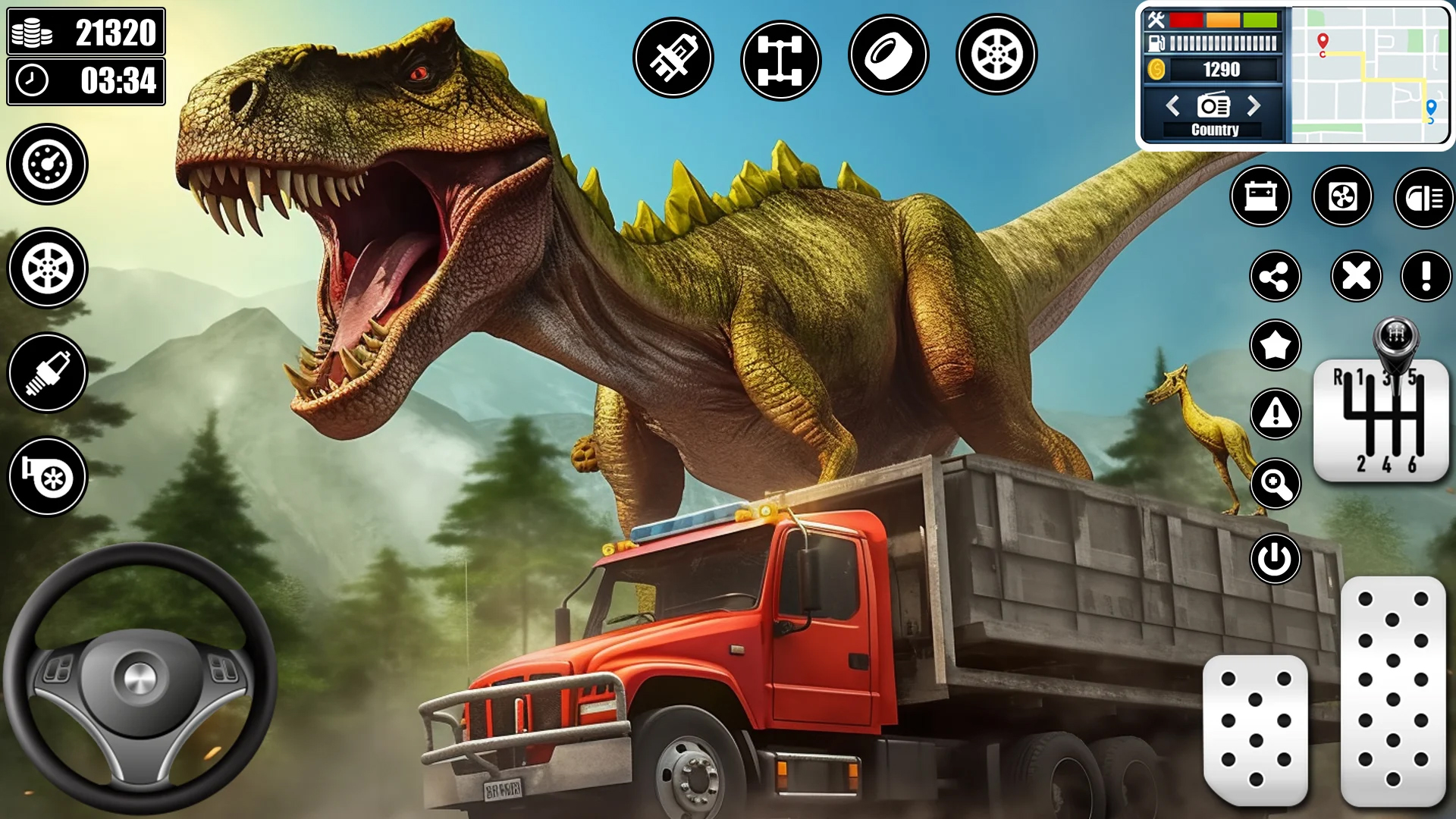 Dino Transporter Truck Driving Games - Wild Animal Transporter Games ...