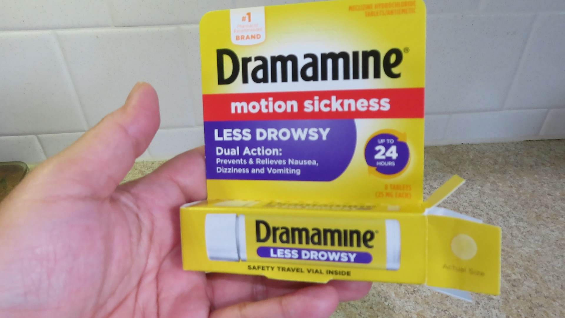 Watch Dramamine Motion Sickness Tablets Perfect when Travelling on ...