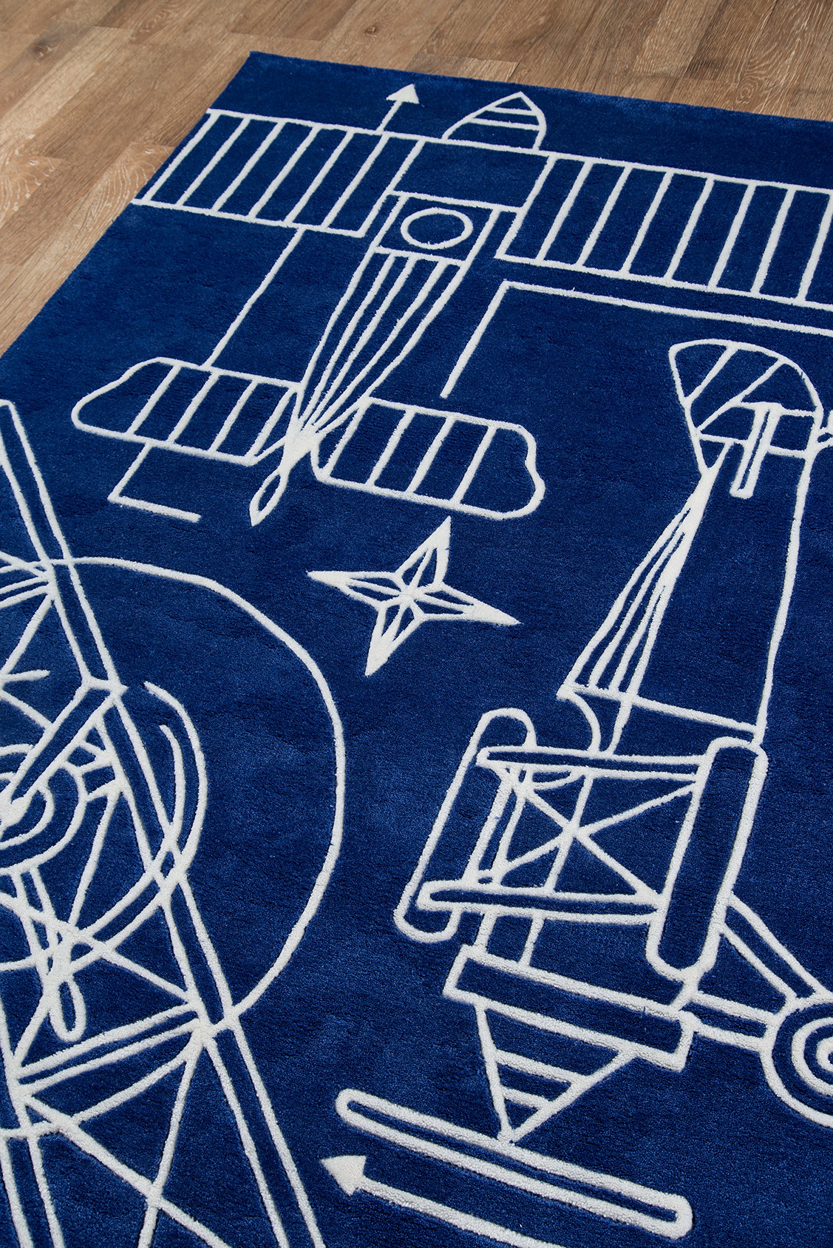 Momeni Rugs Lil' Mo Hipster Collection, Kids Themed Hand Carved ...