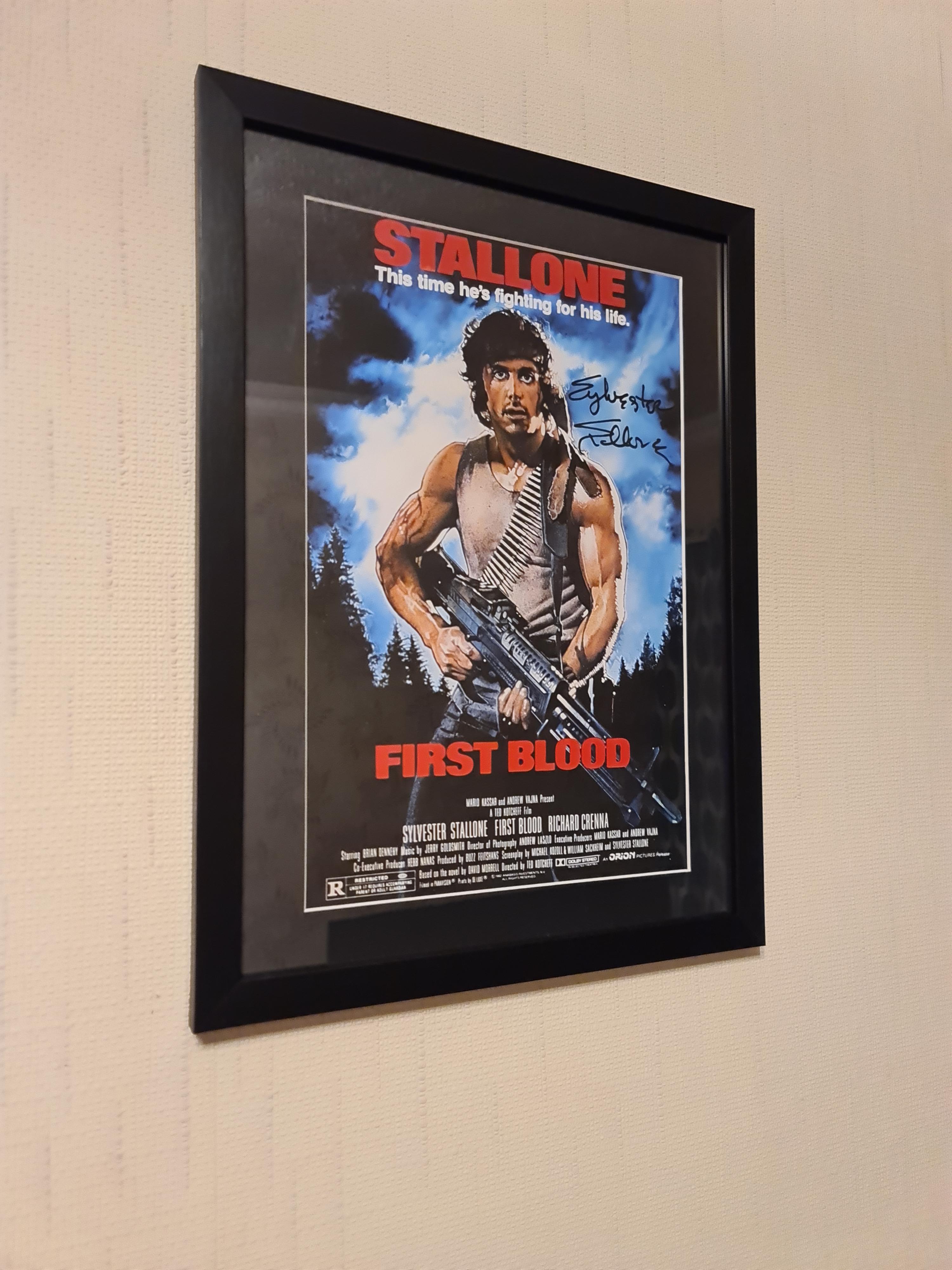 HWC Trading First Blood Sylvester Stallone Rambo Gifts Printed Poster ...