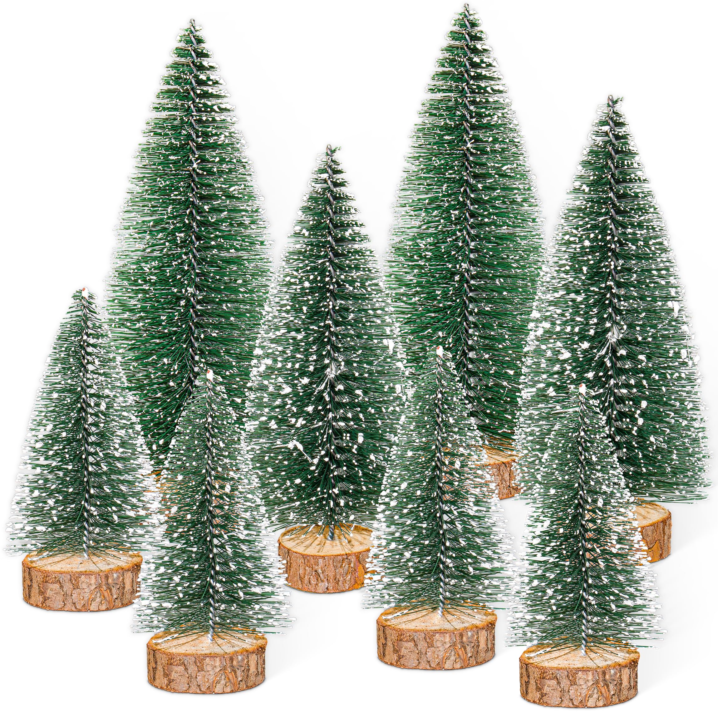 Amazon.com: Mini Christmas Trees Christmas Decorations, 8Pcs Tiny ...