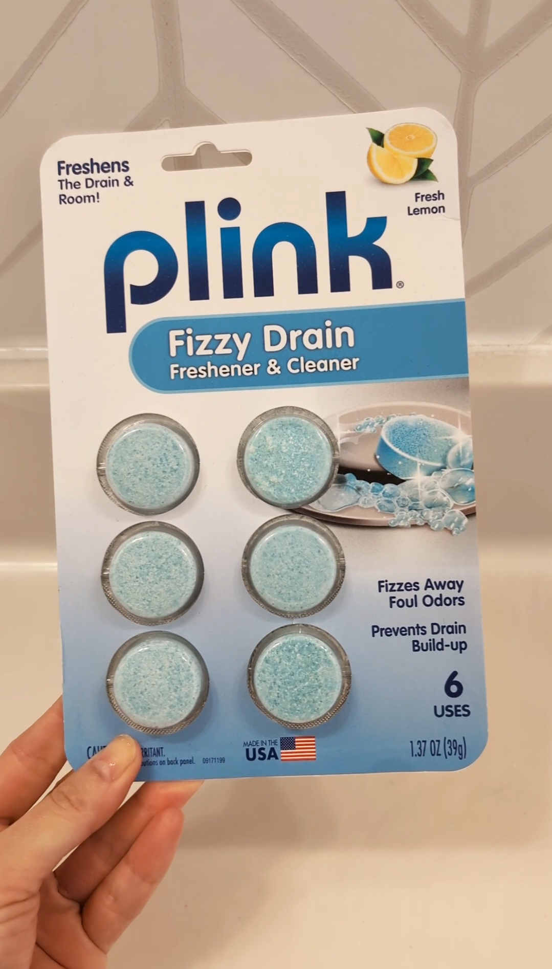 Watch Plink fizzy drain freshener and cleaner on Amazon Live
